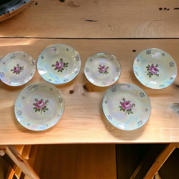 kahla | Kitchen | Vintage Kahla Rose Lusterware Dinnerware Dinner Plate ...
